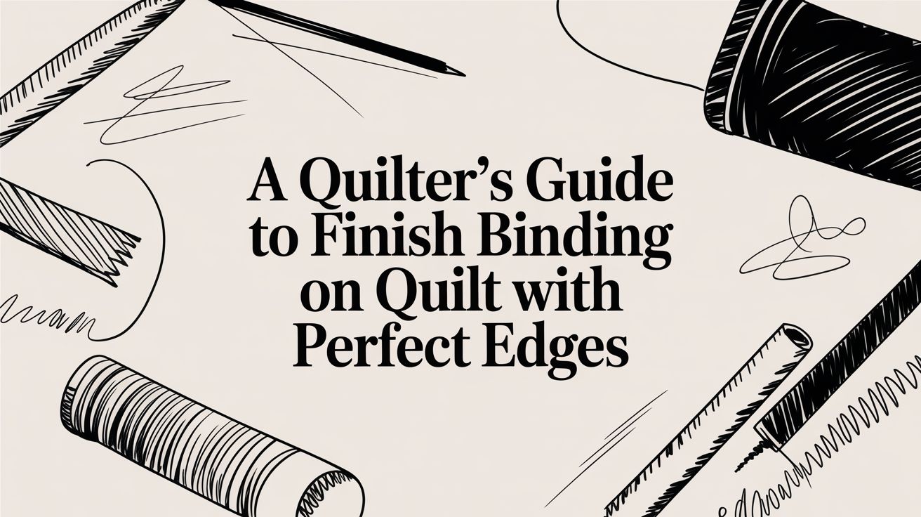 A Quilter's Guide to Finish Binding on Quilt with Perfect Edges
