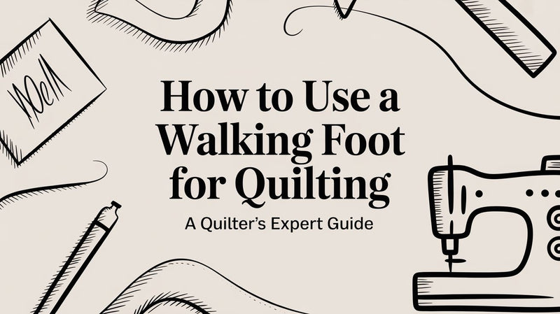 How to Use a Walking Foot for Quilting: An Expert Guide