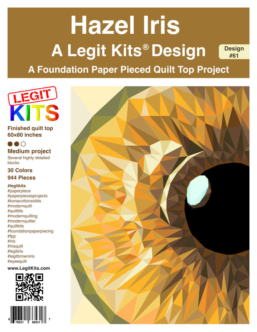 Hazel Iris Quilt Kit