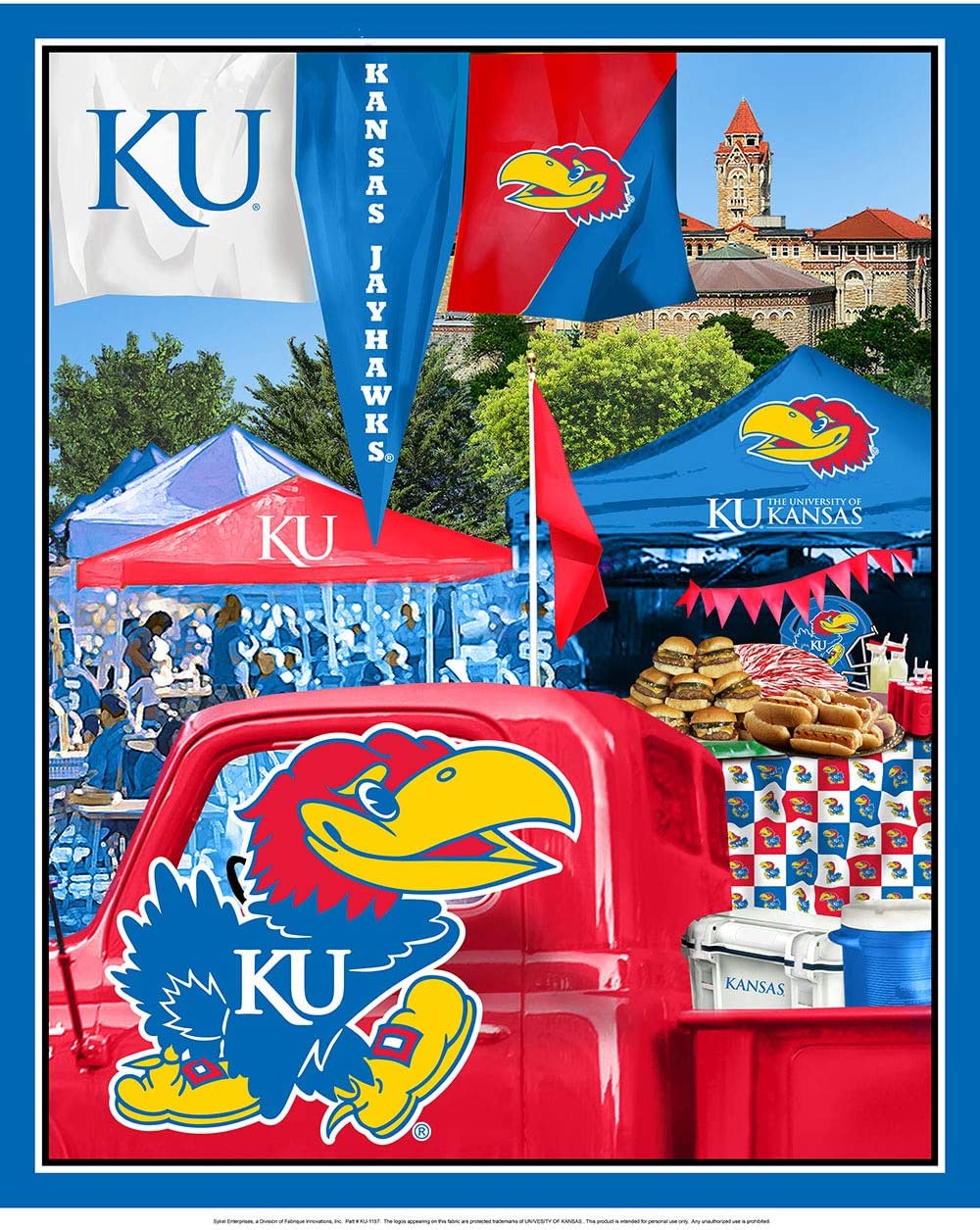 Kansas Jayhawks - Tailgate Panel